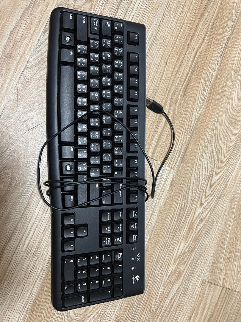 Logitech USB Keyboard, 電腦＆科技, 電腦周邊及配件, 電腦鍵盤及相關產品 - Carousell