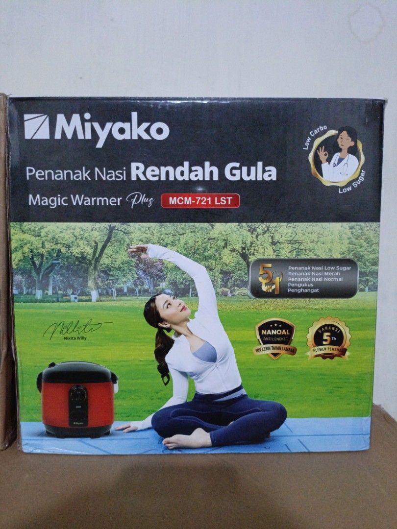 Magic com miyako rendah gula, Kitchen & Appliances di Carousell