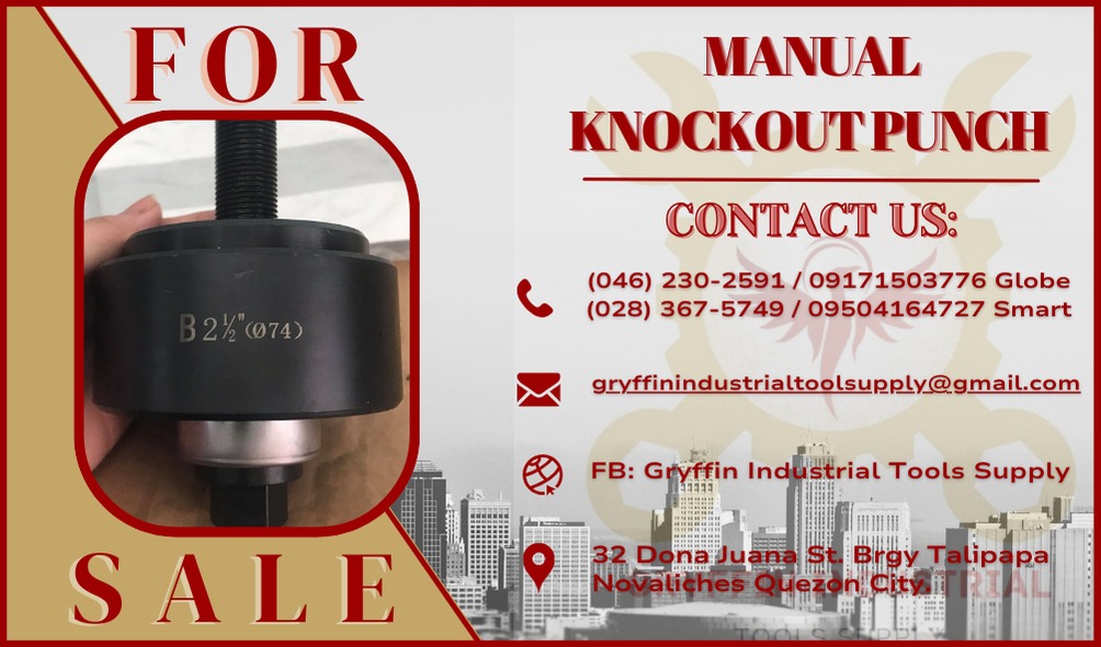 MANUAL KNOCKOUT PUNCH, Commercial & Industrial, Industrial Equipment on ...