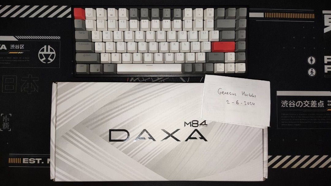 Mechanical Keyboard Rexus Daxa M84 Pro Gateron Yellow, Elektronik ...