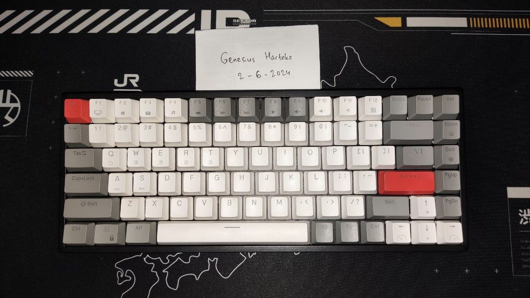 Mechanical Keyboard Rexus Daxa M84 Pro Gateron Yellow, Elektronik ...