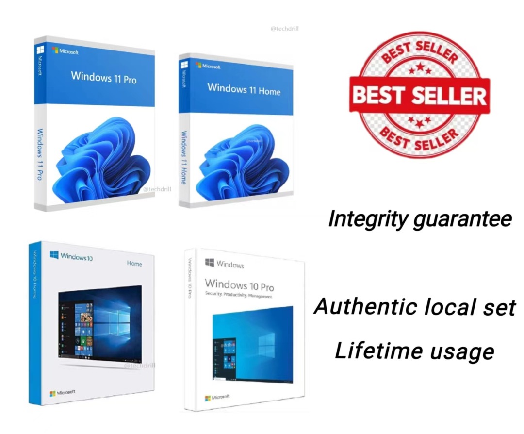 Microsoft Windows 11 pro home education enterprise windows 10 windows 7 windows 8 usb dvd cd ...