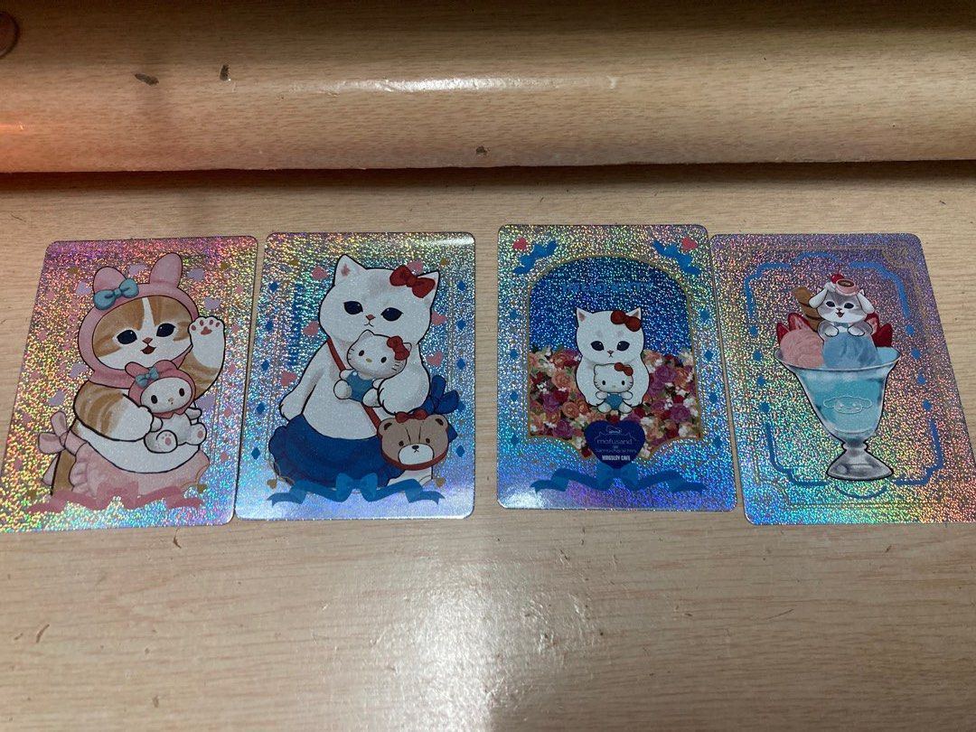 Mofusand x Sanrio card, 興趣及遊戲, 玩具 & 遊戲類 - Carousell