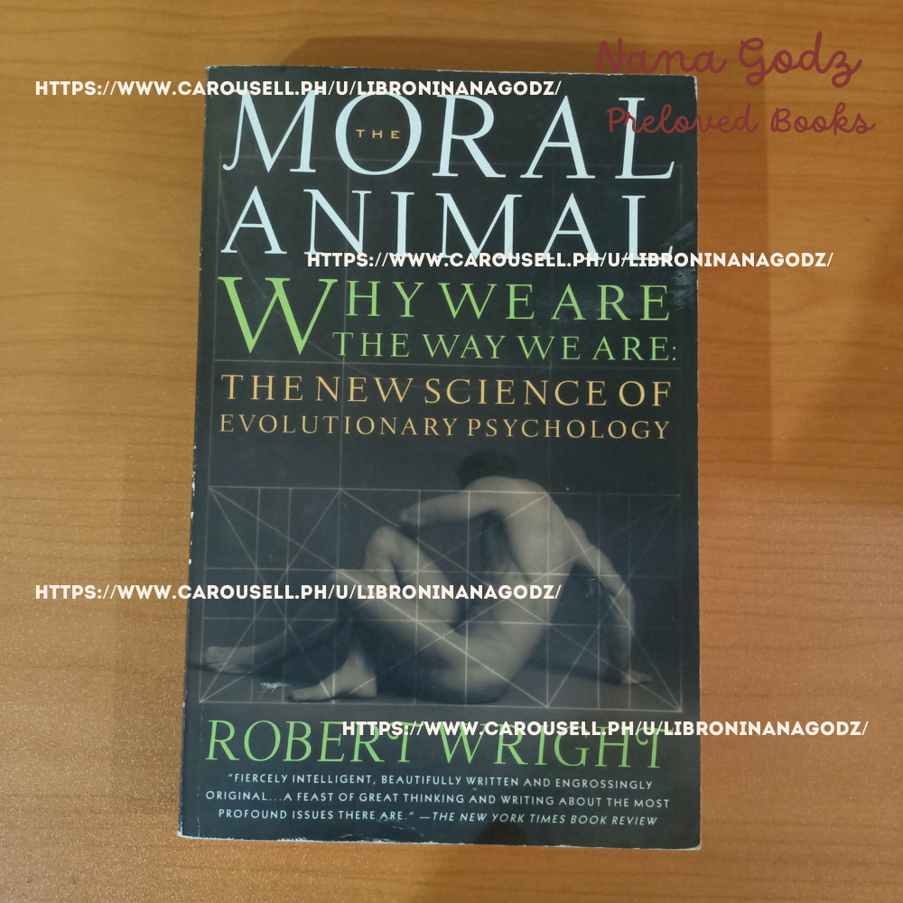 Moral Animal by Robert Wright PB Like New, Hobbies & Toys, Books & Magazines, Fiction & Non ...