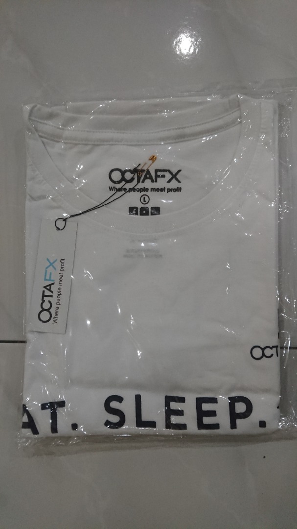 New OctaFx Premium White T-Shirt, Men's Fashion, Tops & Sets, Tshirts ...