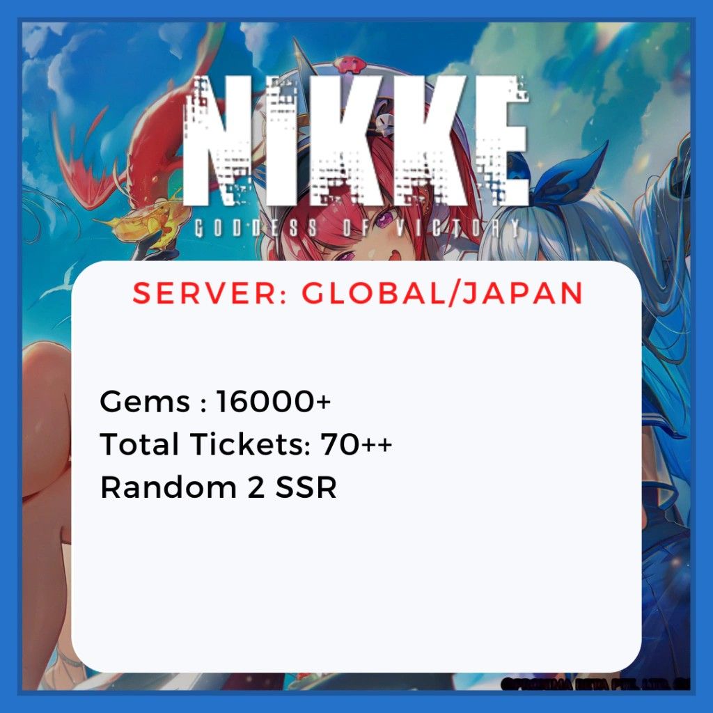 NIKKE Account Reroll Global /Japan, Video Gaming, Video Game Consoles ...