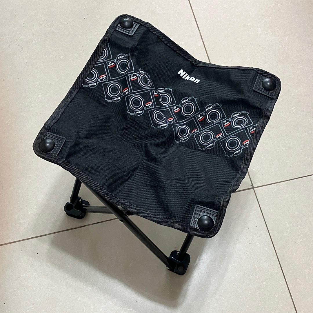Nikon 攝影 櫈 椅 摺疊式 chair Foldable, 攝影器材, 攝影配件, 其他攝影配件 - Carousell