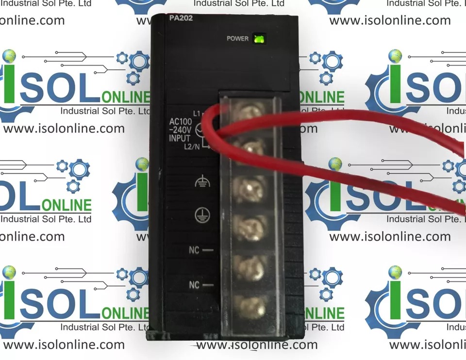 Omron CJ1W-PA202 PLC Power Supply Unit Made in JAPAN 110V - 220V AC ...