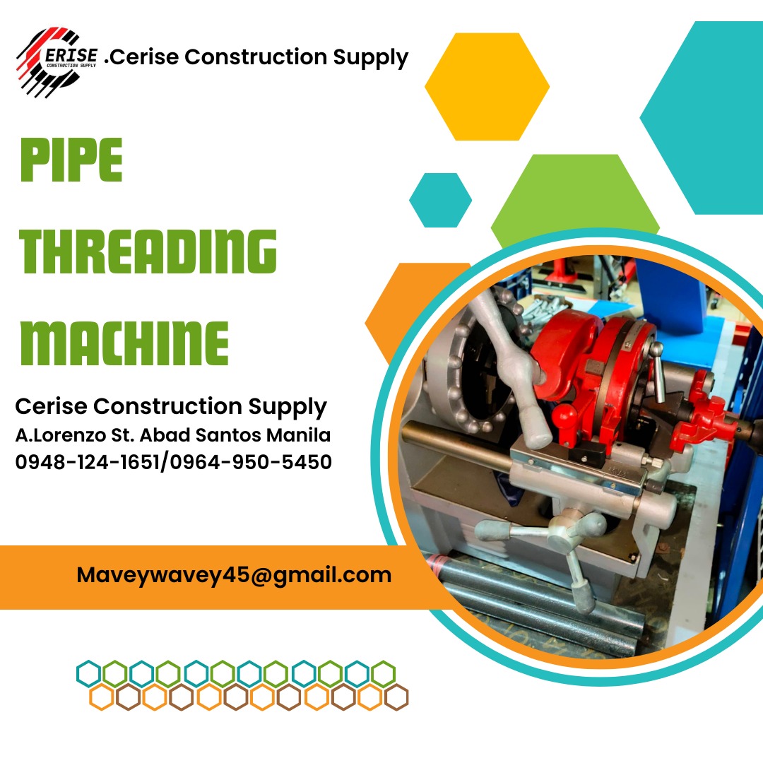 Pipe Threading Machine, Commercial & Industrial, Construction Tools ...