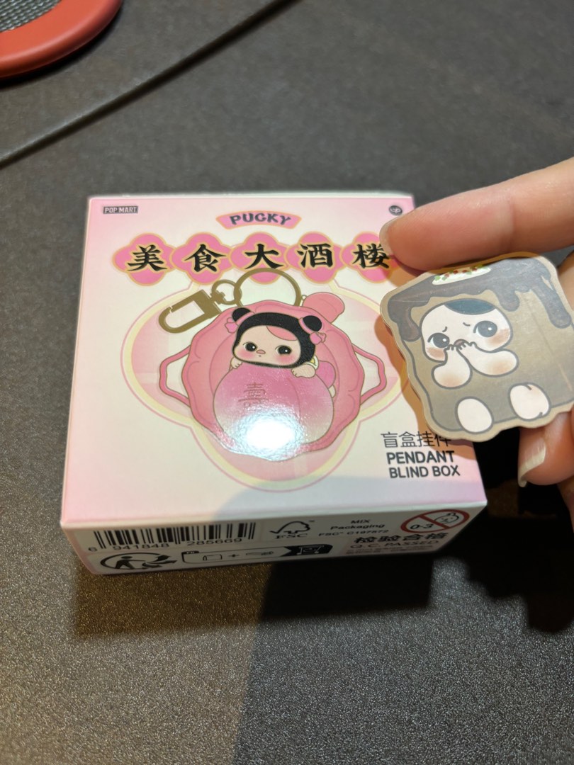 Popmart Pucky the feast pendant blind box keychain - Stinky Tofu BNIF ...
