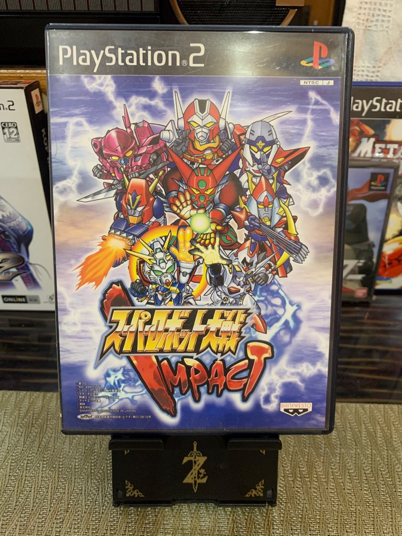 PS2 Super Robot Wars IMPACT Japan PlayStation 2 Japanese game, Video ...