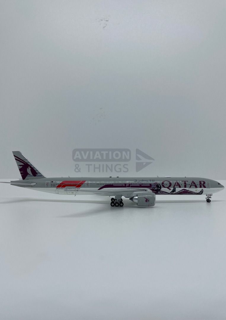 Qatar Airways (Formula 1) Boeing 777-300ER Highly Detailed 1/400 ...