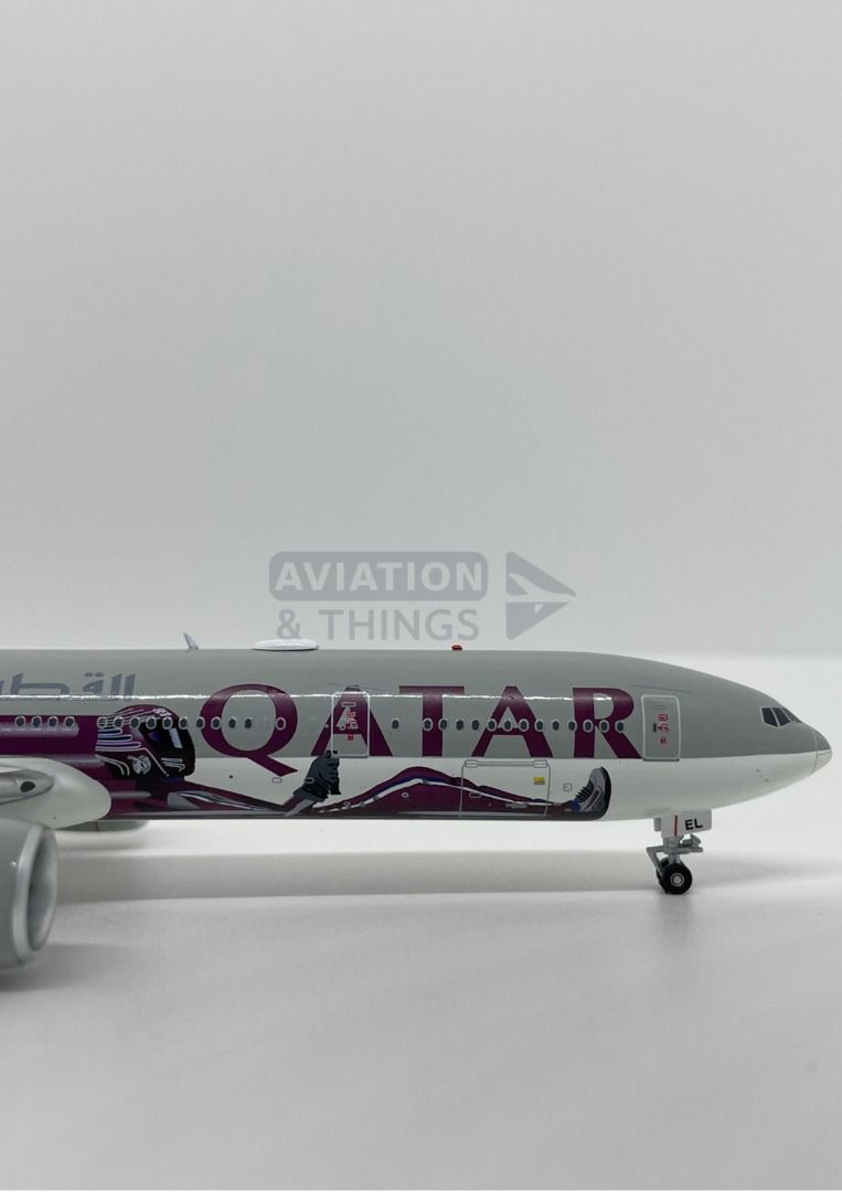 Qatar Airways (Formula 1) Boeing 777-300ER Highly Detailed 1/400 ...