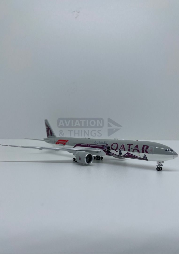 Qatar Airways (Formula 1) Boeing 777-300ER Highly Detailed 1/400 ...