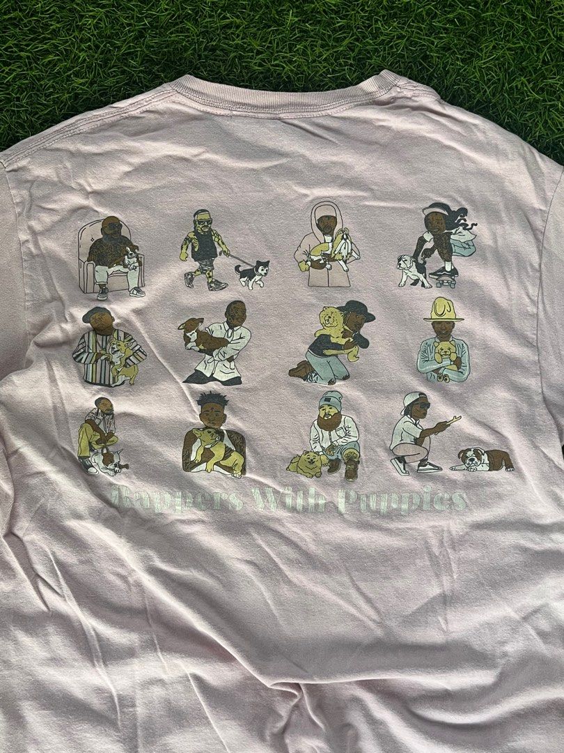 Rappers With Puppies, Men's Fashion, Tops & Sets, Tshirts & Polo Shirts ...
