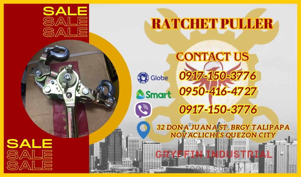 RATCHET PULLER, Commercial & Industrial, Industrial Equipment on Carousell