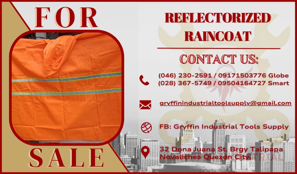 REFLECTORIZED RAINCOAT, Commercial & Industrial, Industrial Equipment ...