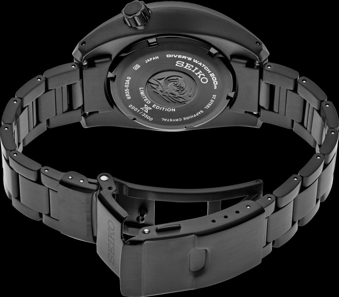 Seiko Prospex Black Series Night Vision Limited Edition Sumo Stainless ...