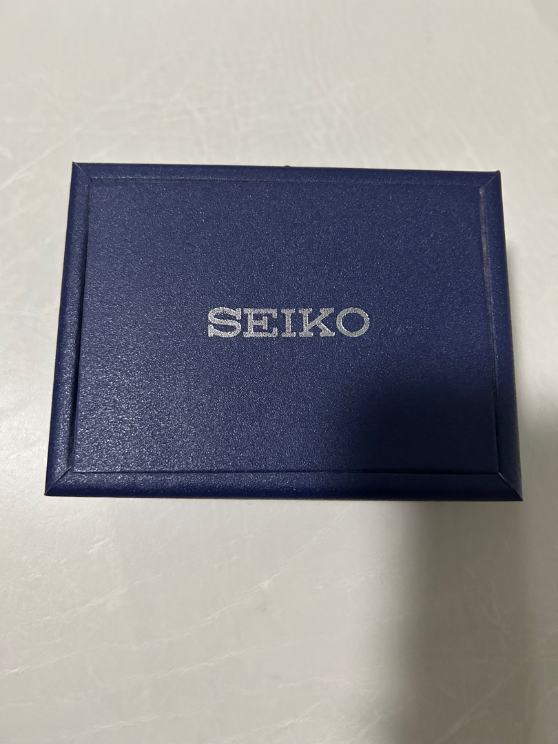 Seiko Watch Box with Instructions booklet, Men's Fashion, Watches ...
