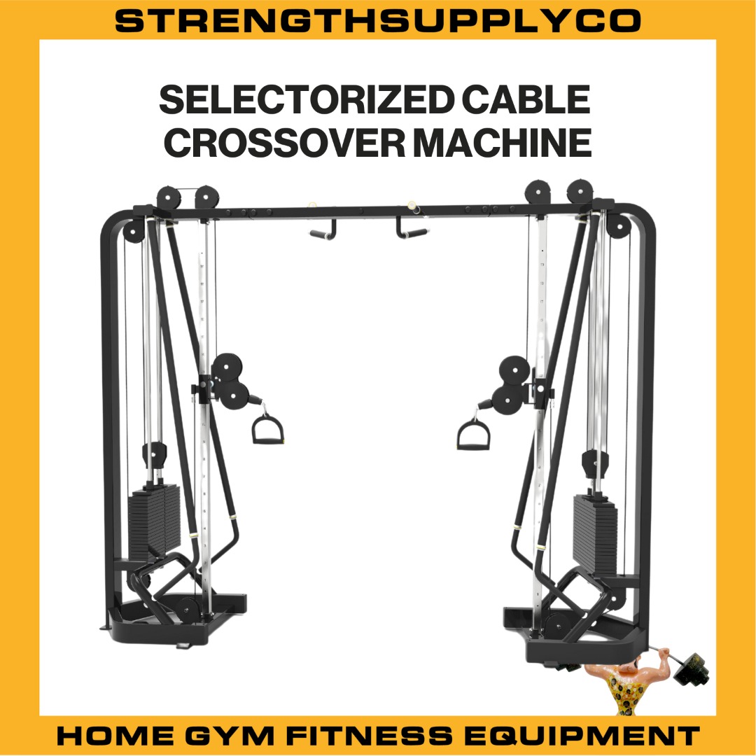 Selectorized Cable Crossover Machine, Sports Equipment, Exercise ...