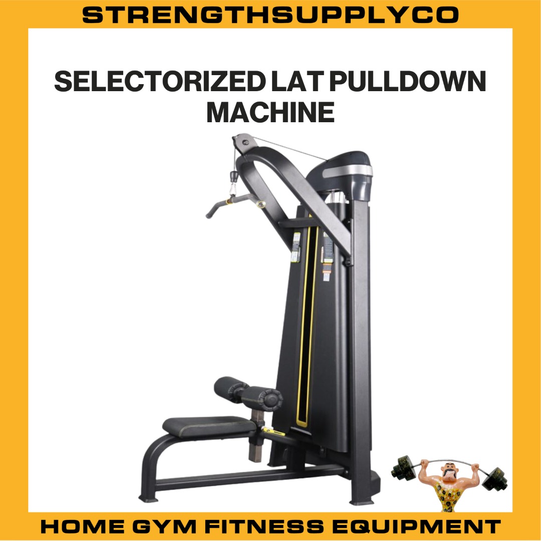 Selectorized Lat Pulldown Machine, Sports Equipment, Exercise & Fitness ...