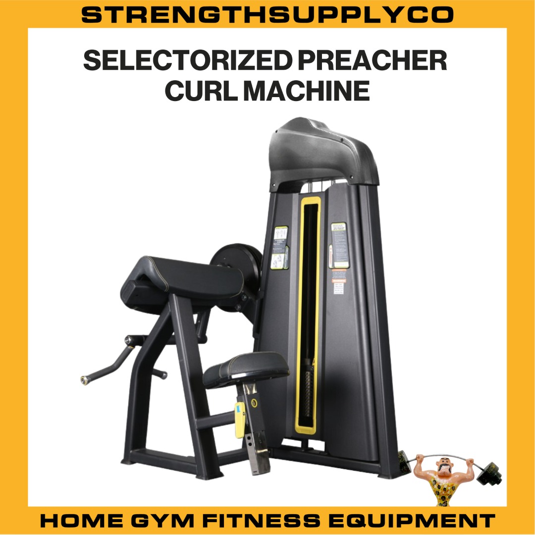 Selectorized Preacher Curl Machine, Sports Equipment, Other Sports ...