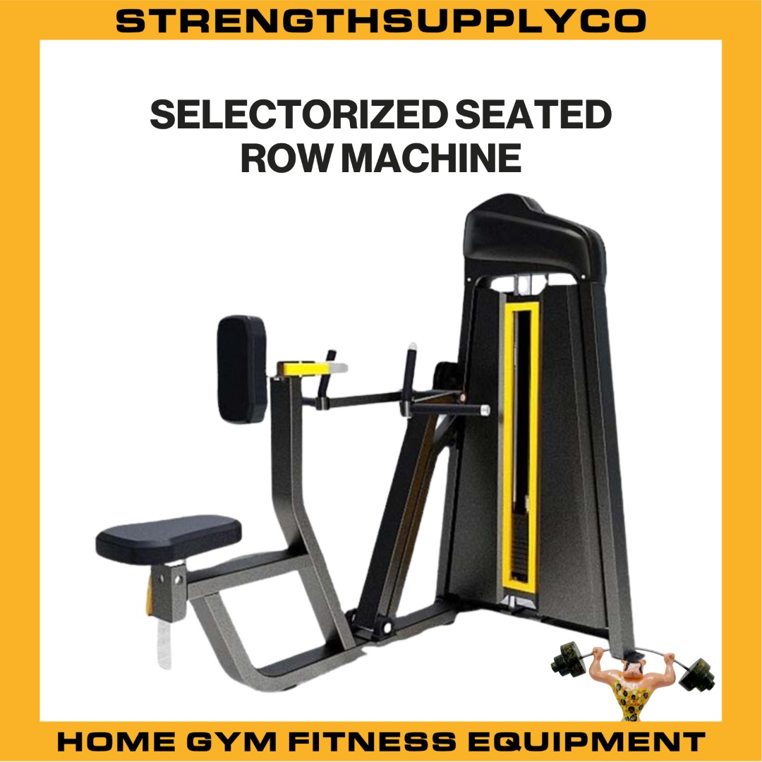 Selectorized Seated Row Machine, Sports Equipment, Exercise & Fitness ...