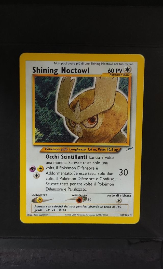 Shining Noctowl 110/105 ITA, Hobbies & Toys, Toys & Games on Carousell