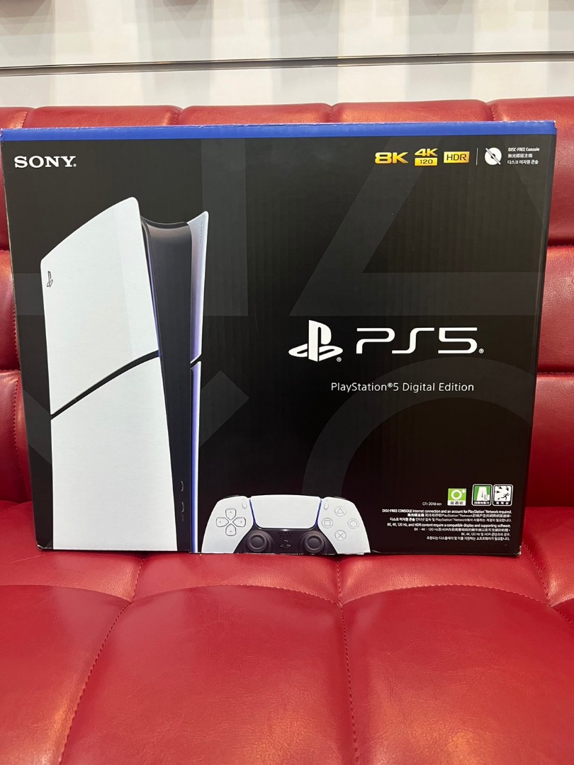 【艾爾巴數位】全新SONY PS5 Slim CFI-2018B01 數位版 #全新未拆封 #新興店 72656, 電玩遊戲相關, 電玩主機, PlayStation在旋轉拍賣