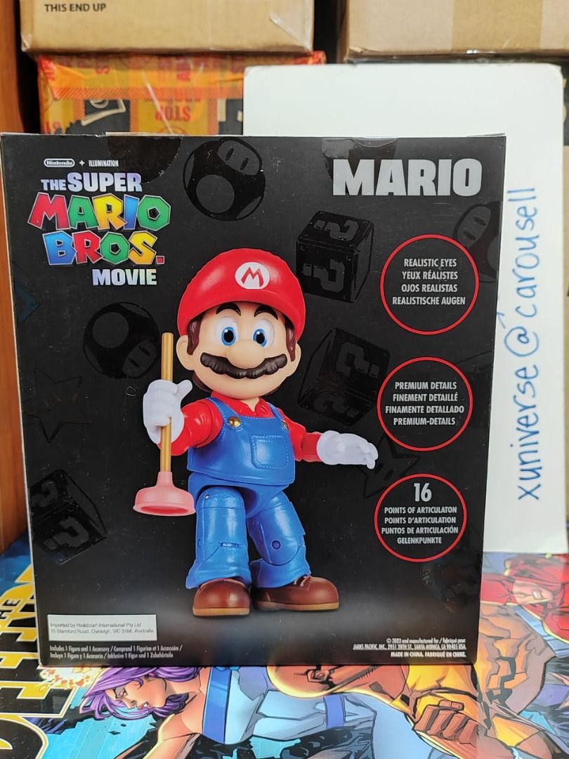 SUPER MARIO Movie - rare limited edition mario luigi princess peach ...