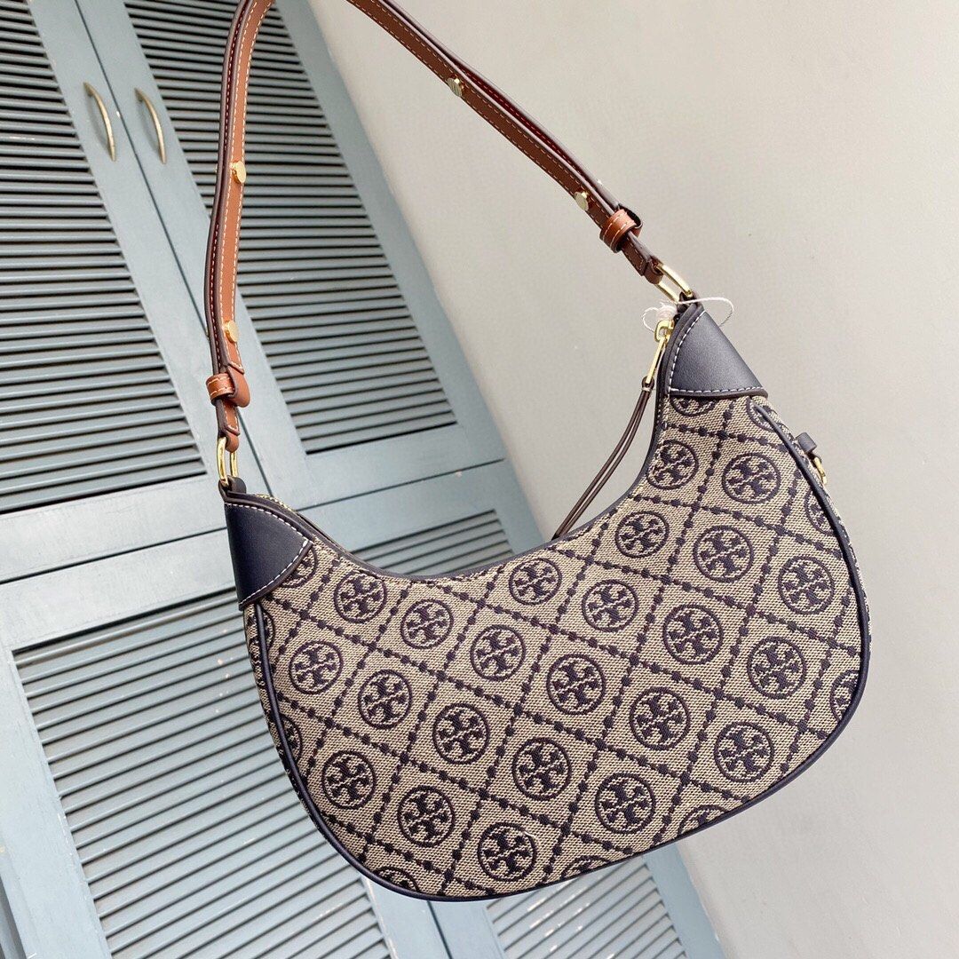 Tb t monogram crescent handbag shoulderbag, Luxury, Bags & Wallets on ...