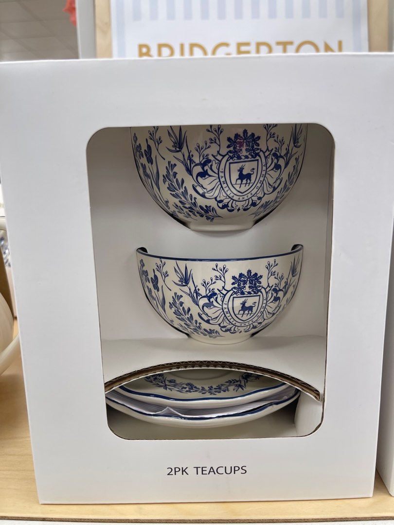 Tea set bridgerton x primark, Furniture & Home Living, Kitchenware ...