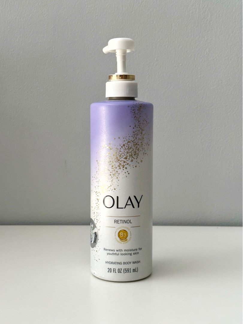 (US) OLAY Retinol Body Wash, Beauty & Personal Care, Bath & Body, Bath ...