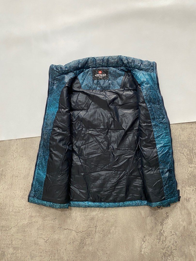 VEST ROMPI PUFFER AIRWALK PATTERN, Fesyen Pria, Pakaian , Atasan di ...