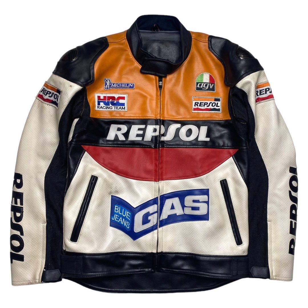Vintage Racing Jacket, Fesyen Pria, Pakaian , Atasan di Carousell