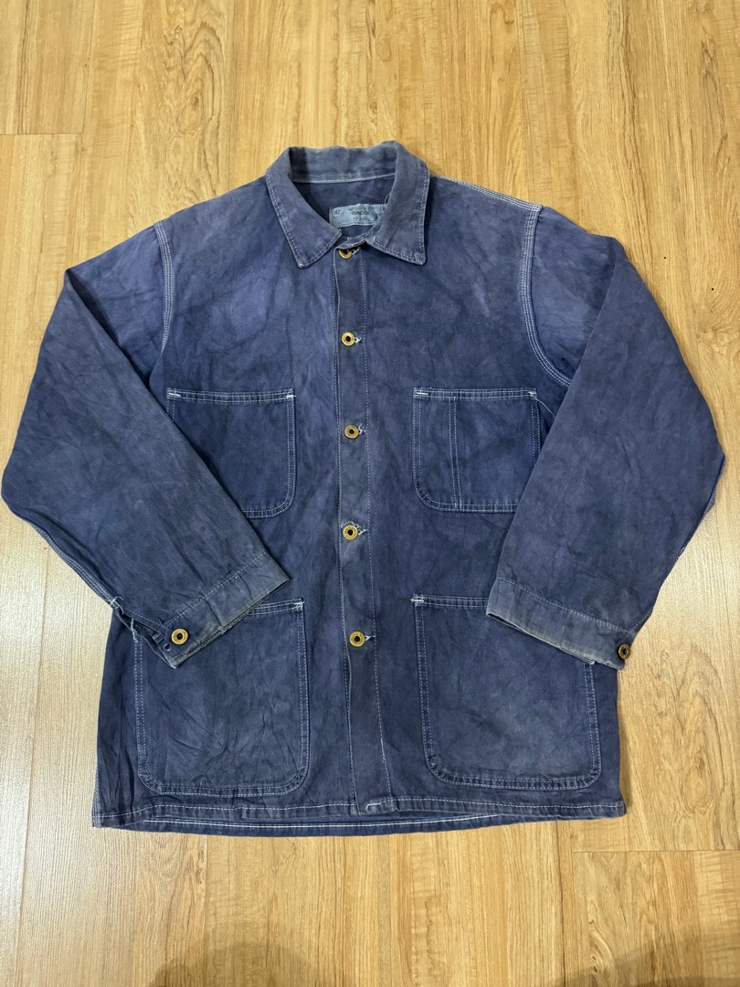 VINTAGE UNIVERSAL OVERALL CHORE JACKET, Men's Fashion, Coats, Jackets ...
