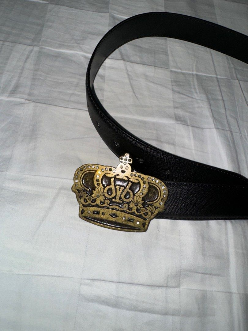 Vintage Victoria Beckham Crown Belt, Women's Fashion, Watches ...