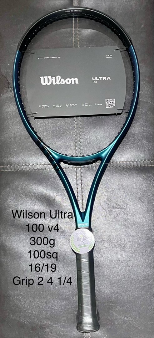 Wilson Ultra 100 v4 G2 New, Sports Equipment, Sports & Games, Racket ...