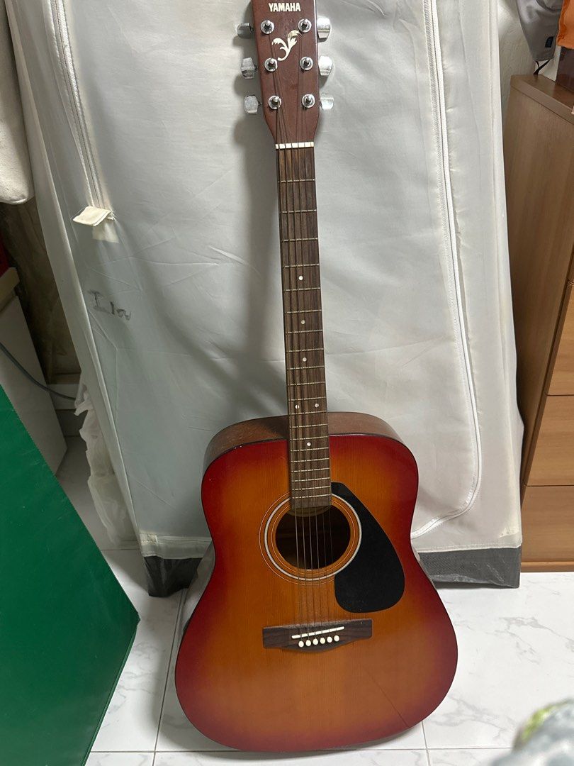 Yamaha F310 CS guitar with new strings and bag, Hobbies & Toys, Music ...
