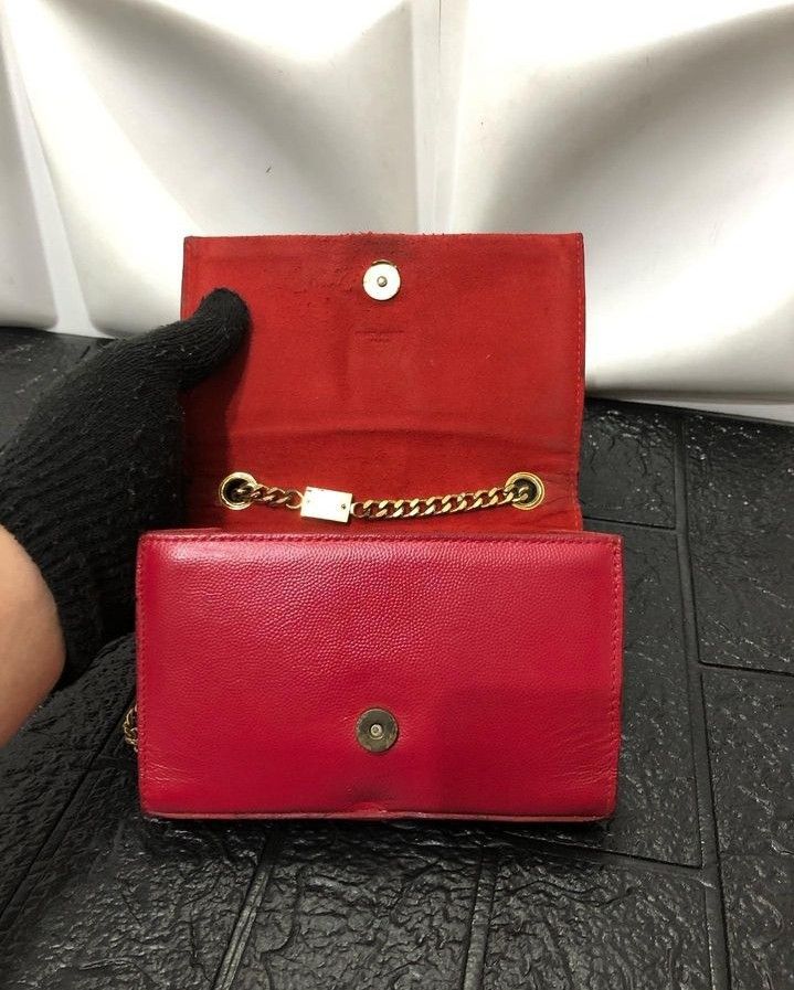 YSL MADE IN ITALY FULL KULIT ASLI, Fesyen Wanita, Tas & Dompet di Carousell