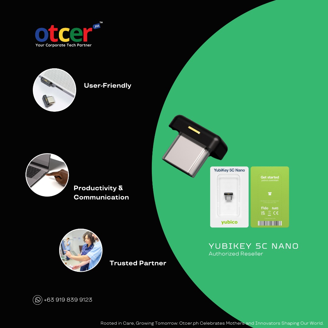 YubiKey 5C Nano, Computers & Tech, Office & Business Technology on ...