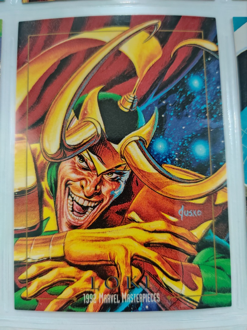 1992 SkyBox Marvel Masterpieces Loki, Hobbies & Toys, Memorabilia ...