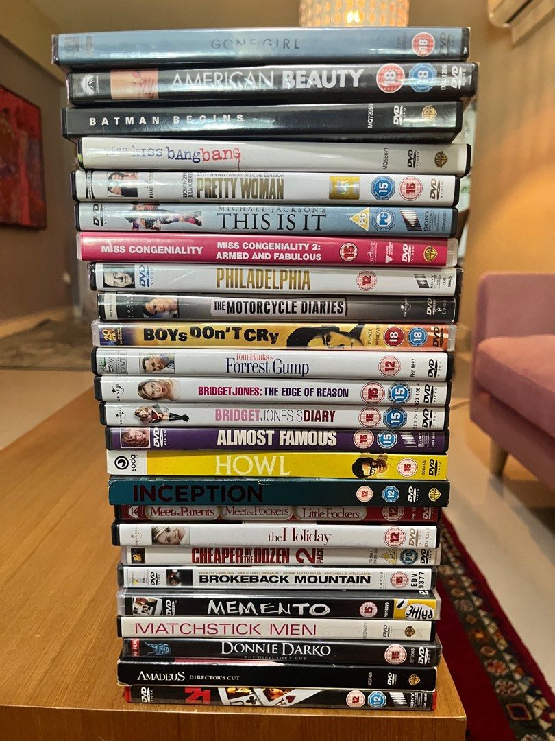 25 DVDs collection (Original & unopened), Hobbies & Toys, Music & Media ...