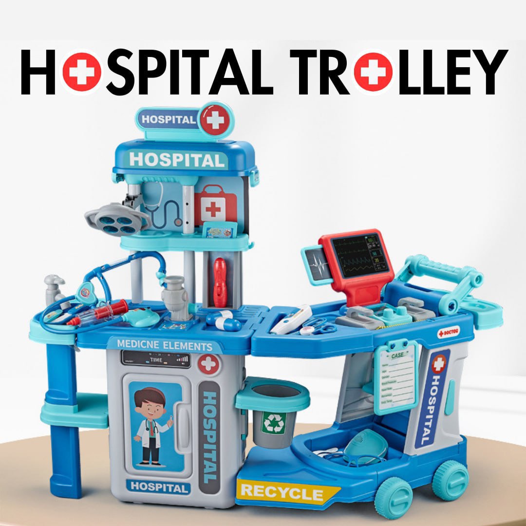 2-in-1 Hospital Trolley, Hobbies & Toys, Toys & Games on Carousell