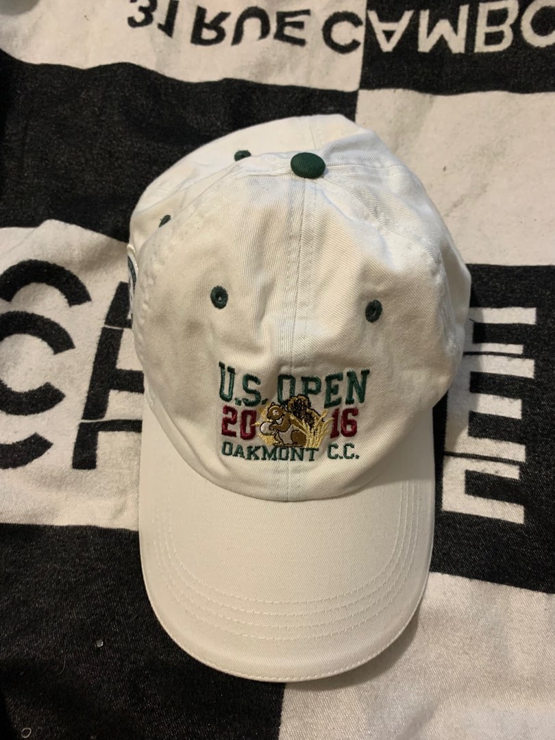 絕版 二手 古著 2016 US Open 公開賽 紀念 帽 老帽 棒球帽 cap, 他的時尚, 手錶及配件, 帽子在旋轉拍賣
