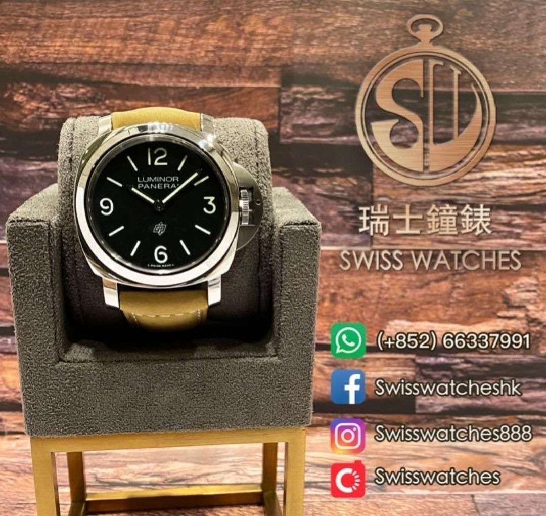 全新 沛納海 Panerai Luminor Base Logo PAM1086 黑面 [全套], 名牌, 手錶 - Carousell
