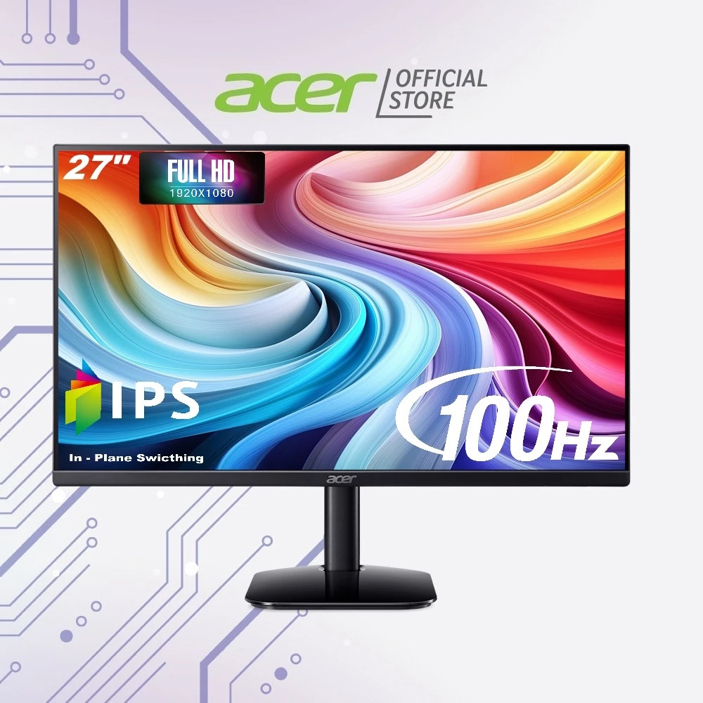 Acer KA272 E0 27-Inch FHD IPS Monitor with 100Hz & 1ms Response Time ...