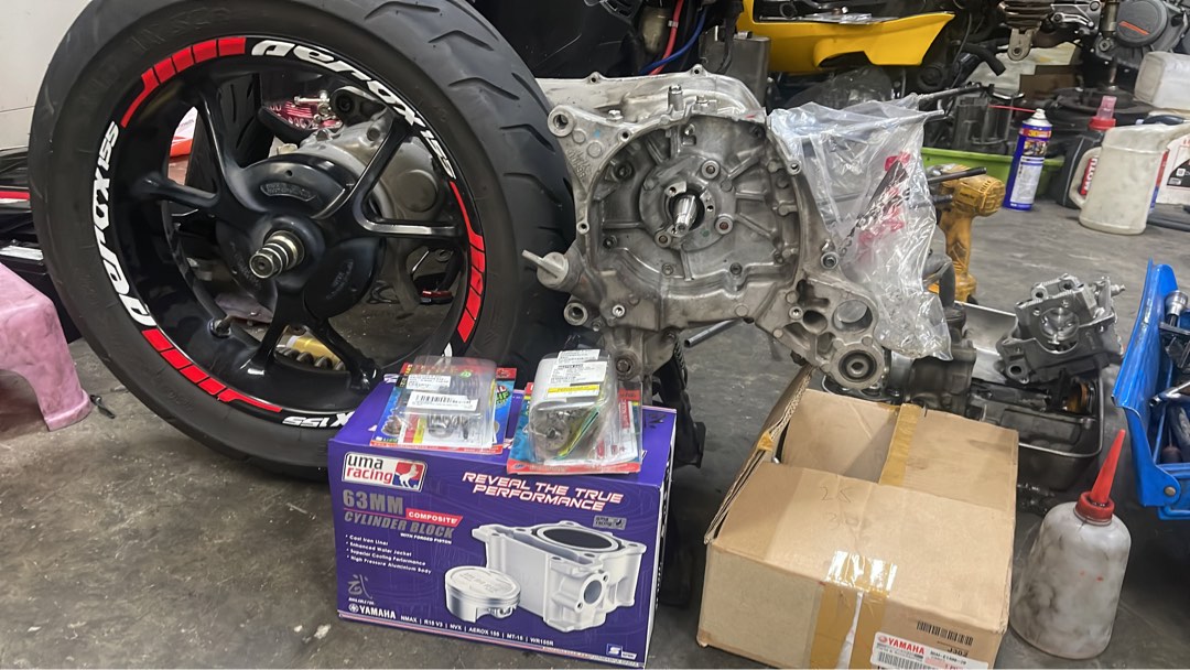 Aerox v2 engine upgrade, Motorcycles, Motorcycle Accessories on Carousell