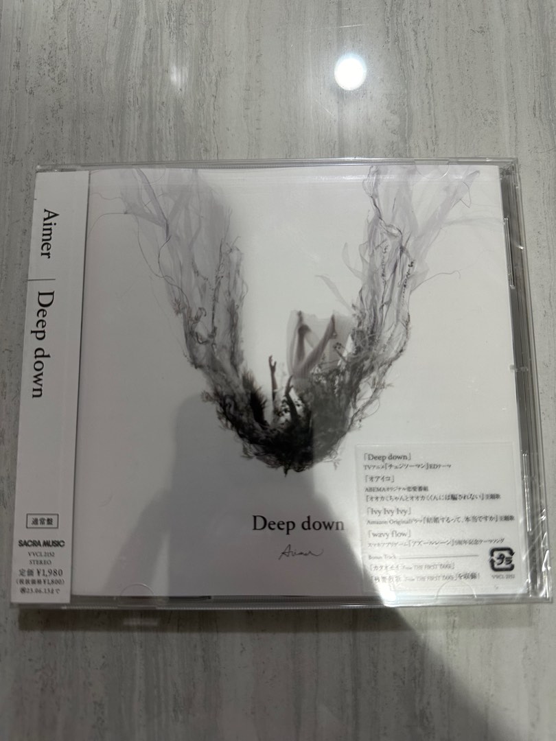 Aimer Deep down 通常盤, 興趣及遊戲, 音樂、樂器 & 配件, 音樂與媒體 - CD 及 DVD - Carousell