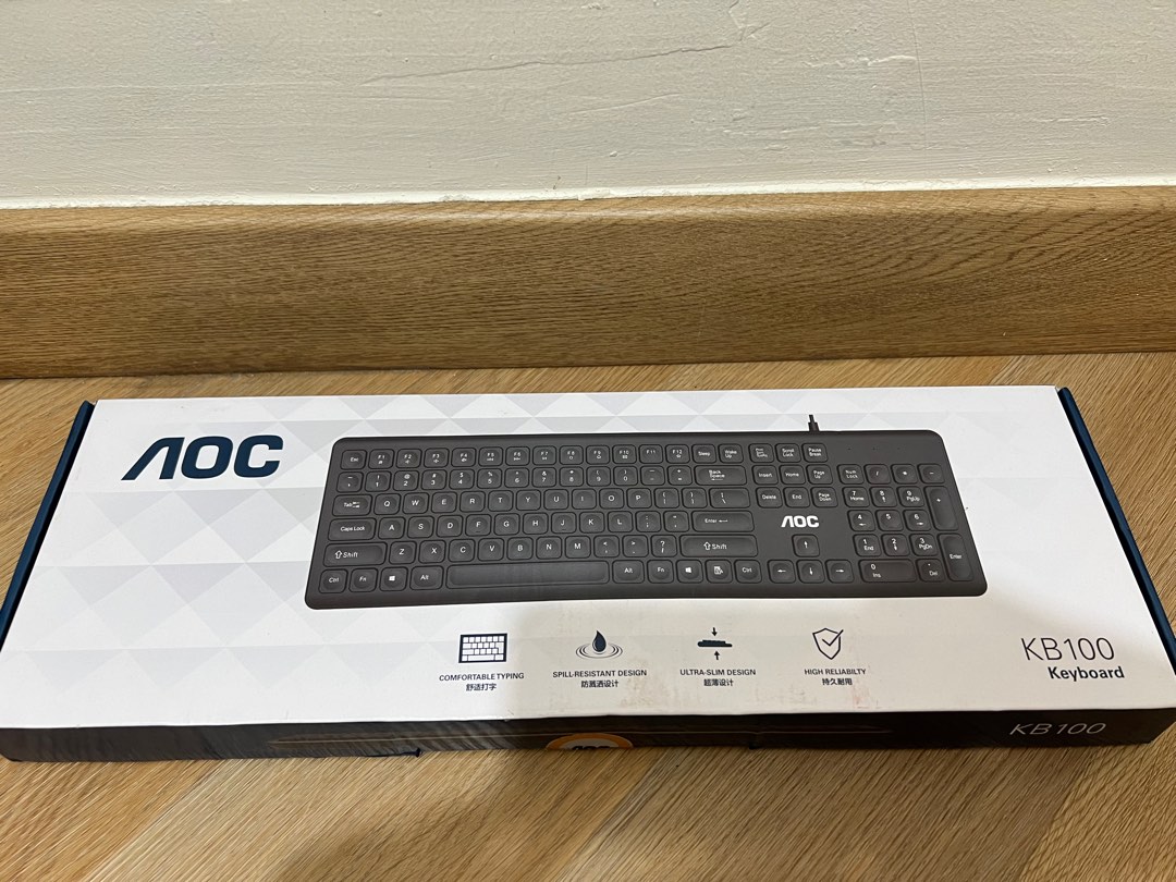 AOC Keyboard KB100, Elektronik, Bagian Komputer & Aksesoris di Carousell